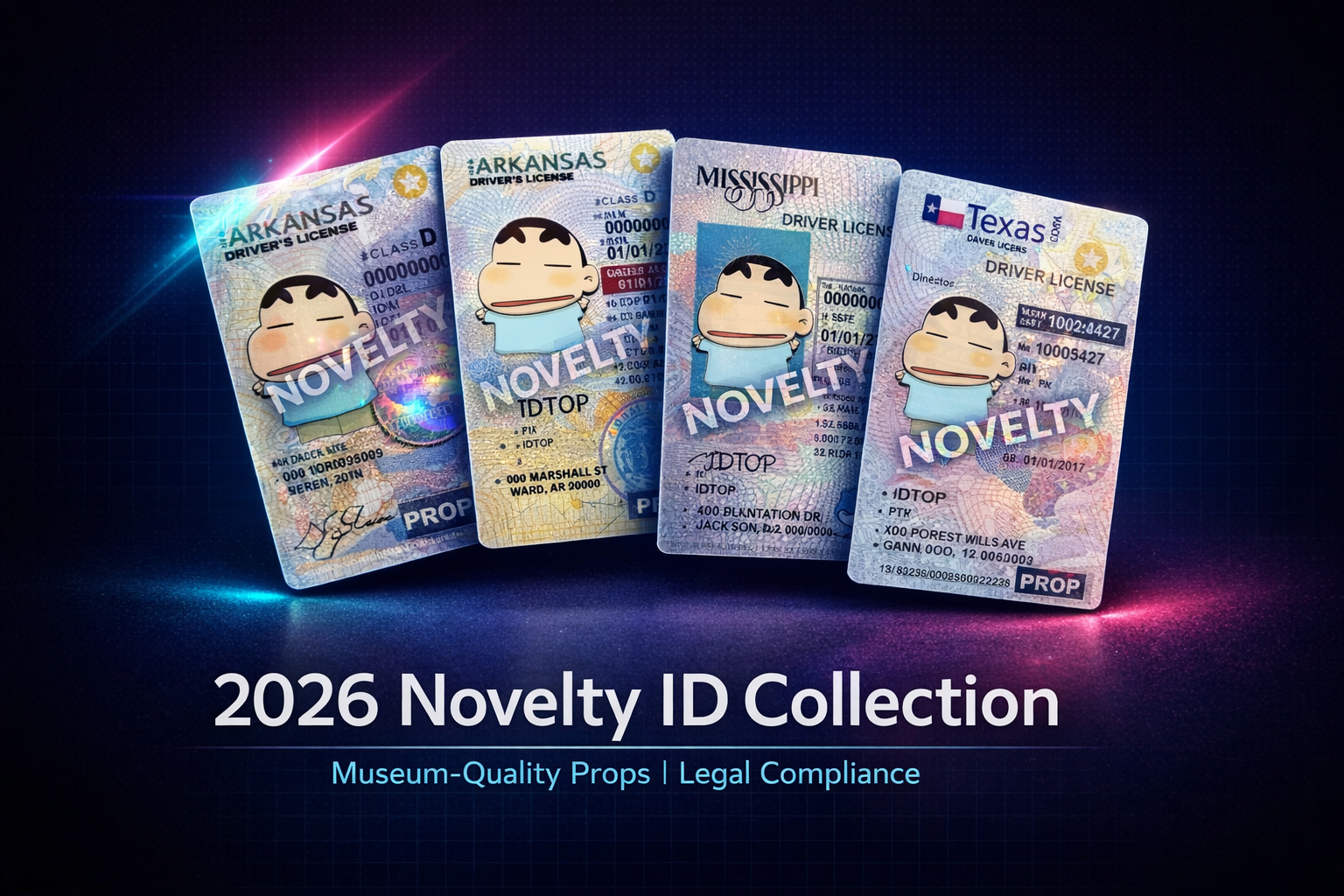 2026 New Novelty IDs | Professional Props & Custom Designs